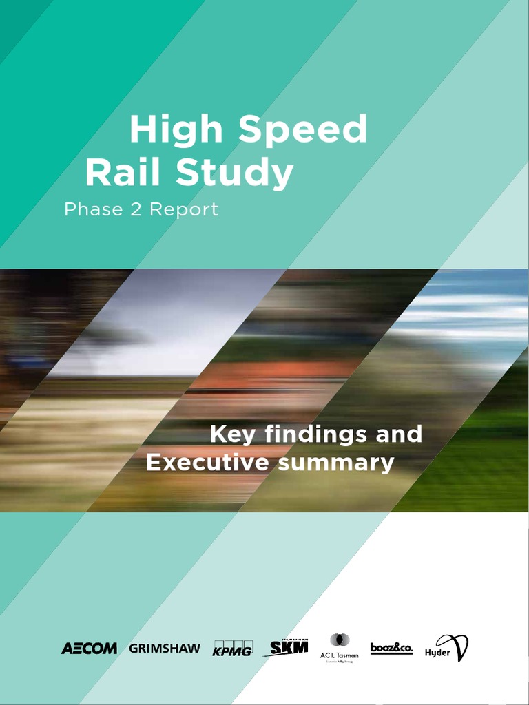 High Speed Rail Report | PDF | High Speed Rail | Transport