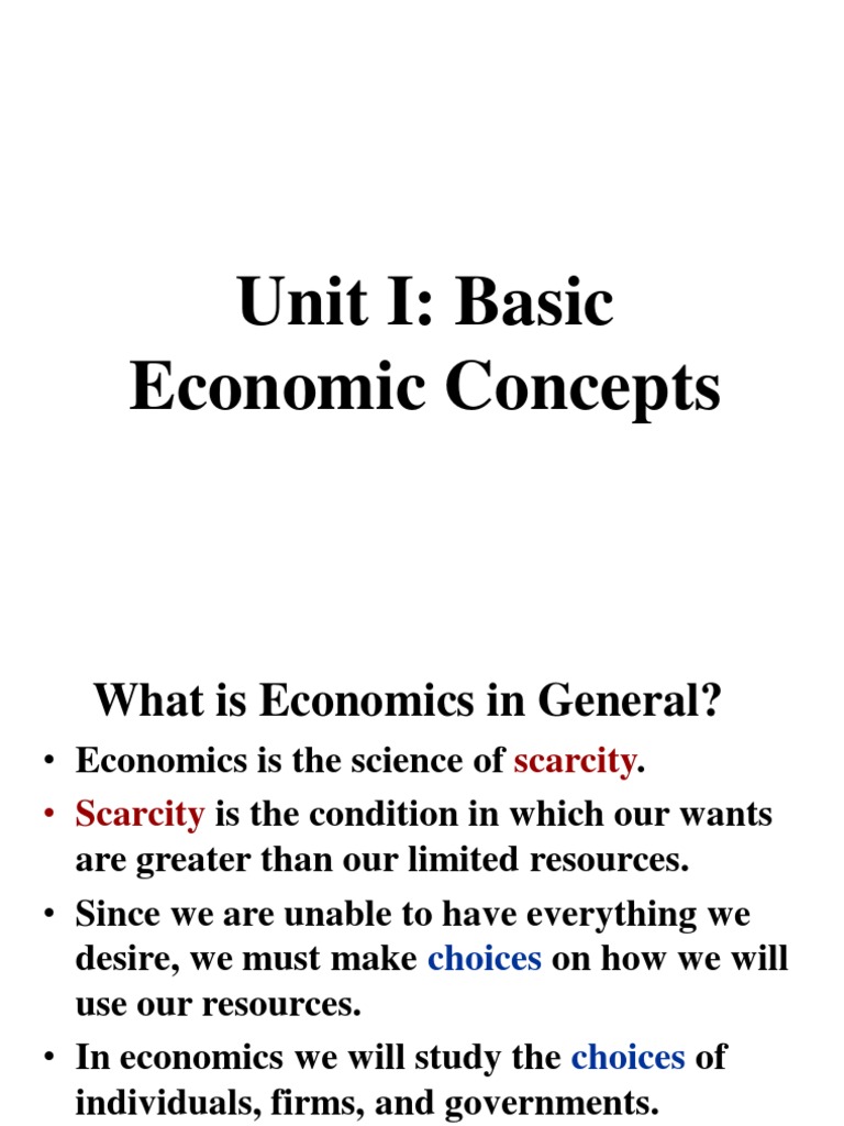 AP Macro Unit 1 Summary | PDF | Supply (Economics) | Supply And Demand