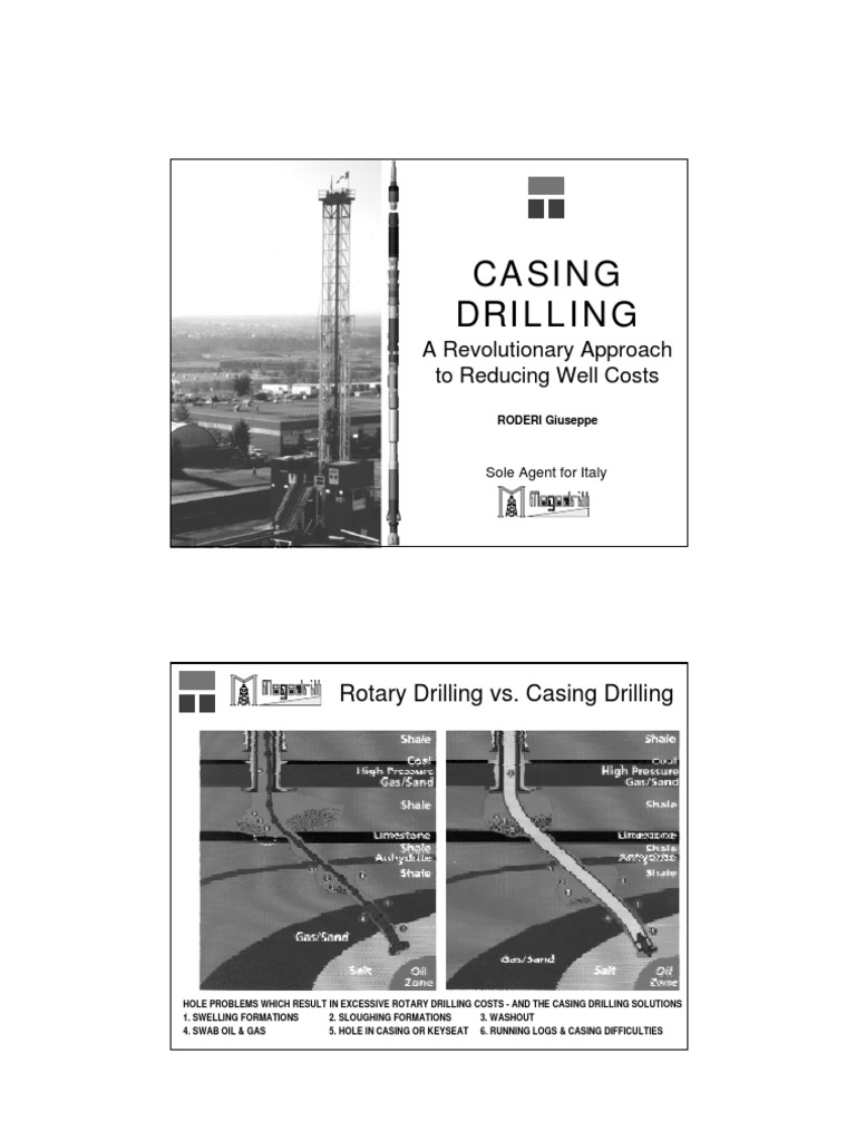 Casing Drilling: A Revolutionary Approach To Reducing Well Costs | PDF ...