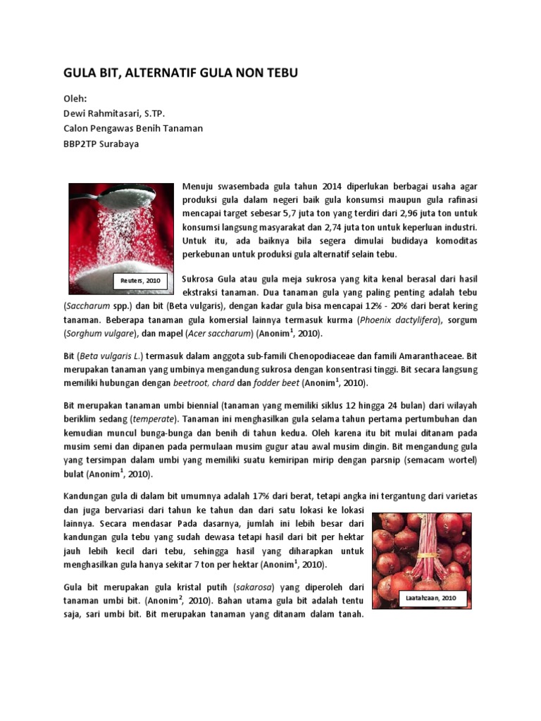 Gula Bit | PDF | Memasak, Makanan, & Anggur