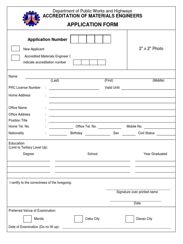 FORM - Application Form ME | PDF | Career & Growth | Technology ...