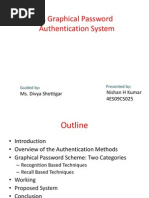 Graphical Password Authentication System | PDF | Password | User ...