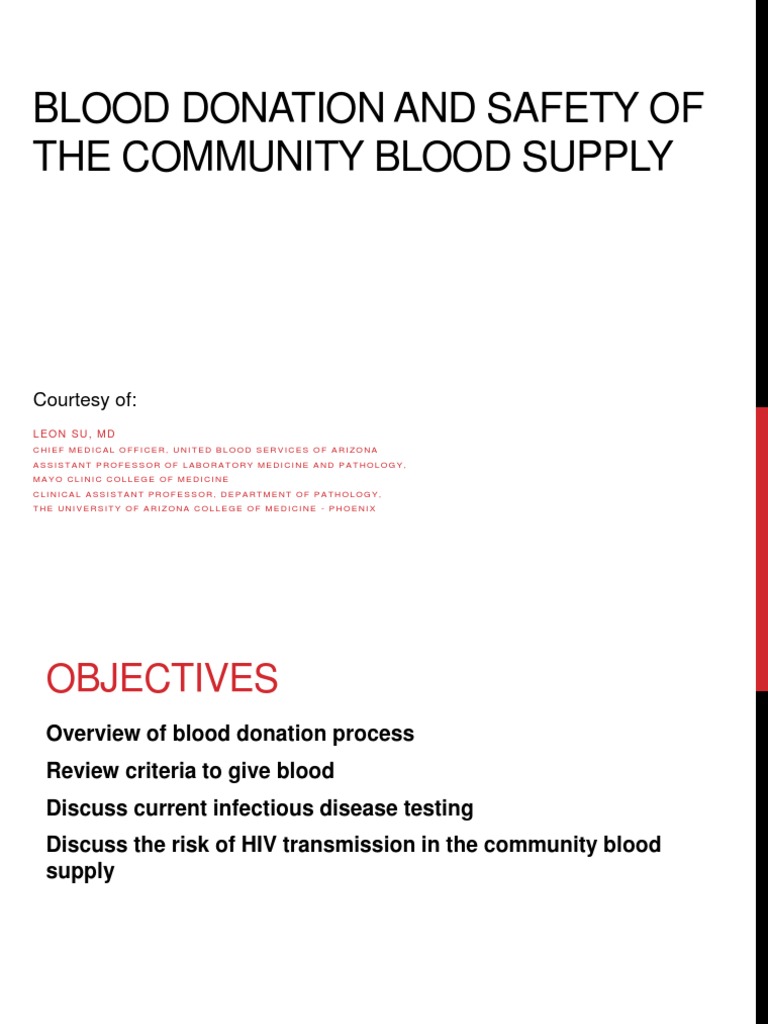 Blood Donation Safety and Community Health | PDF | Blood Donation | Men ...