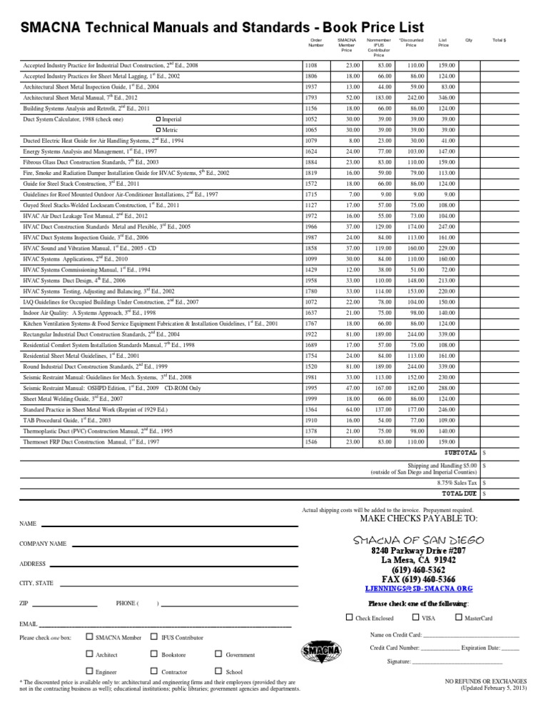 Book_Price_List (1).pdf | Duct (Flow) | Hvac