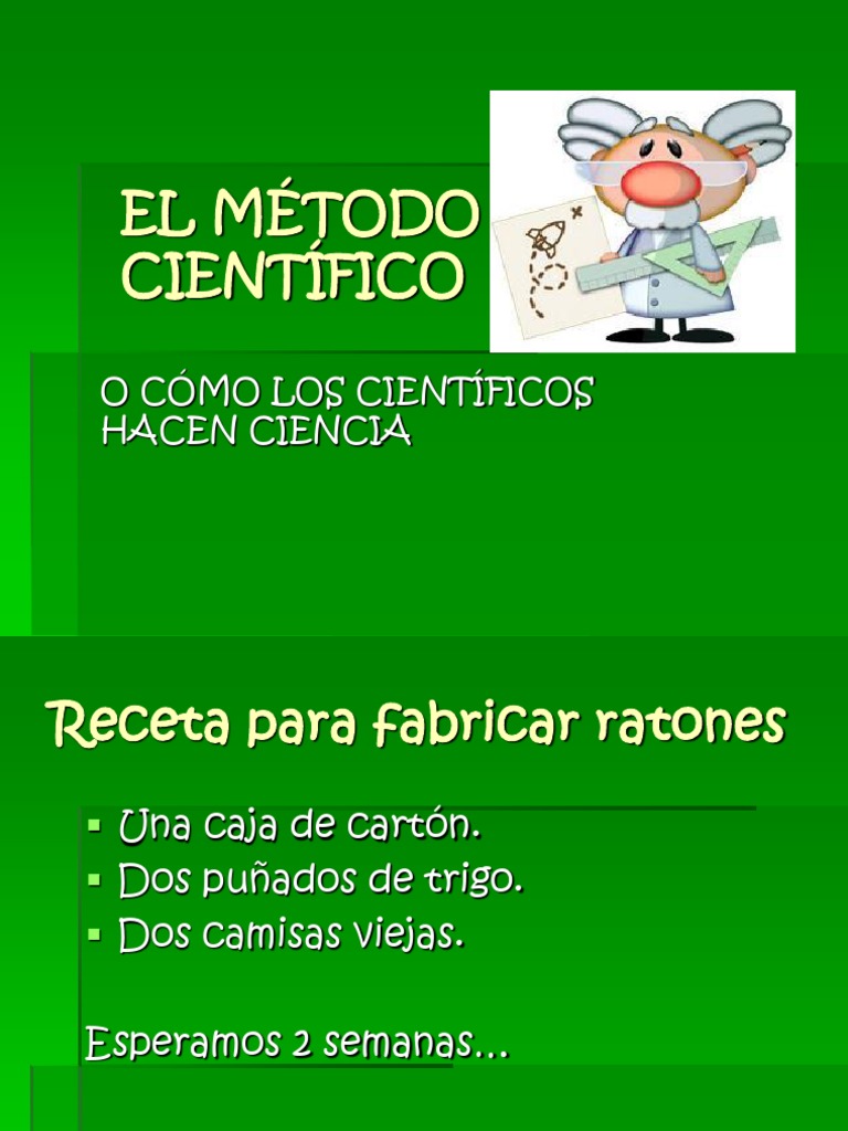 EL MÉTODO CIENTÍFICO para Niños | PDF | Método científico | Hipótesis