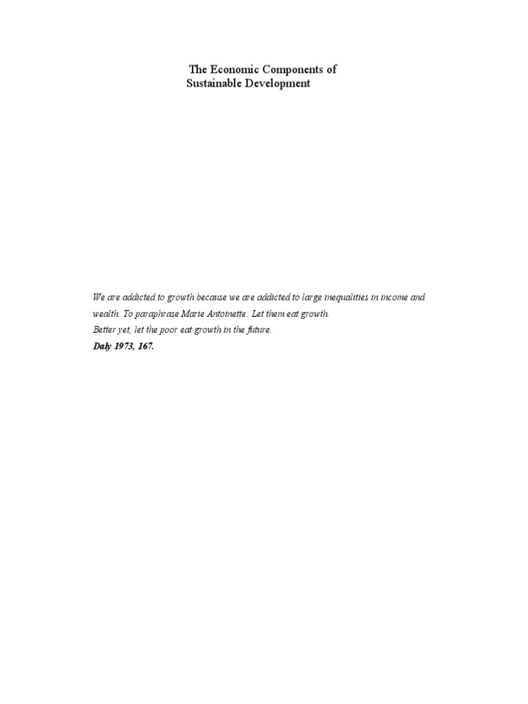 Sustainable Development Economics | PDF | Finance & Money Management ...