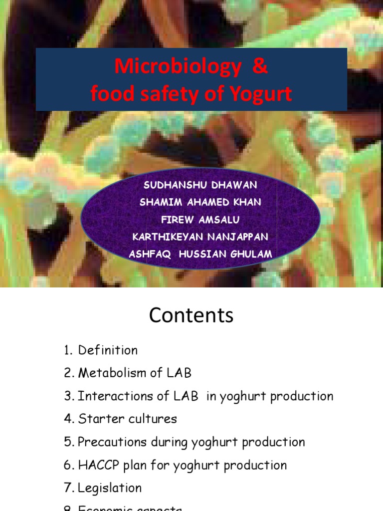 Microbiology of Yogurt | Lactic Acid | Yogurt