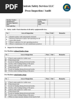Machine Check Sheet | PDF | Machines | Manufactured Goods