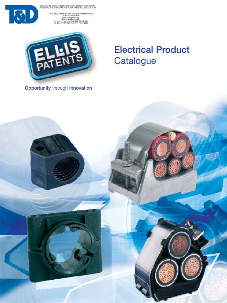 Ellis Patents Cable Cleats Overview | PDF | Cable | Screw