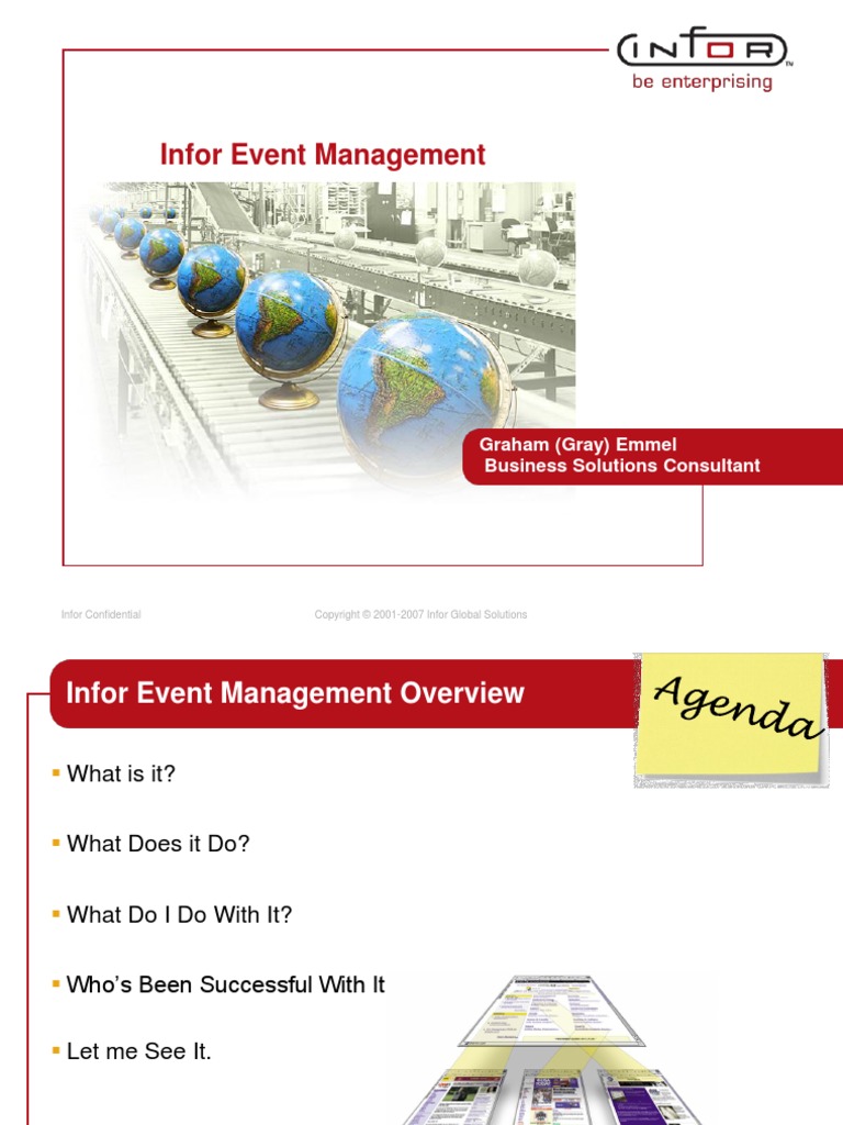 Infor Event Management: Graham (Gray) Emmel Business Solutions ...