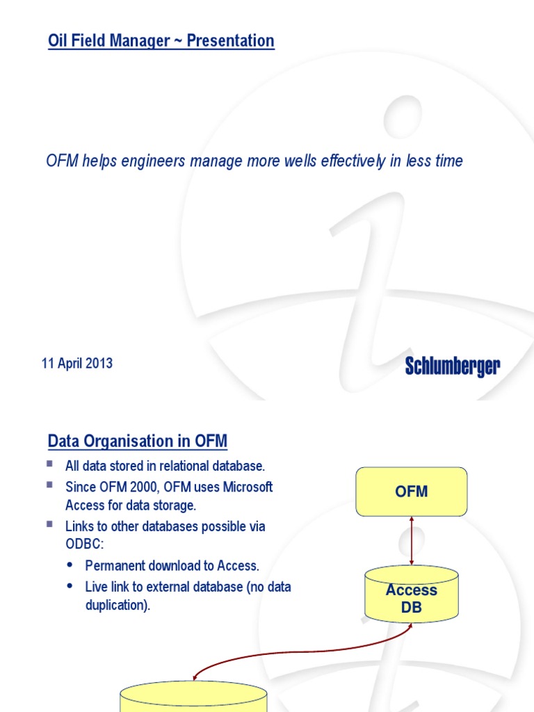 OFM Presentation 00 | PDF | Volume | Databases