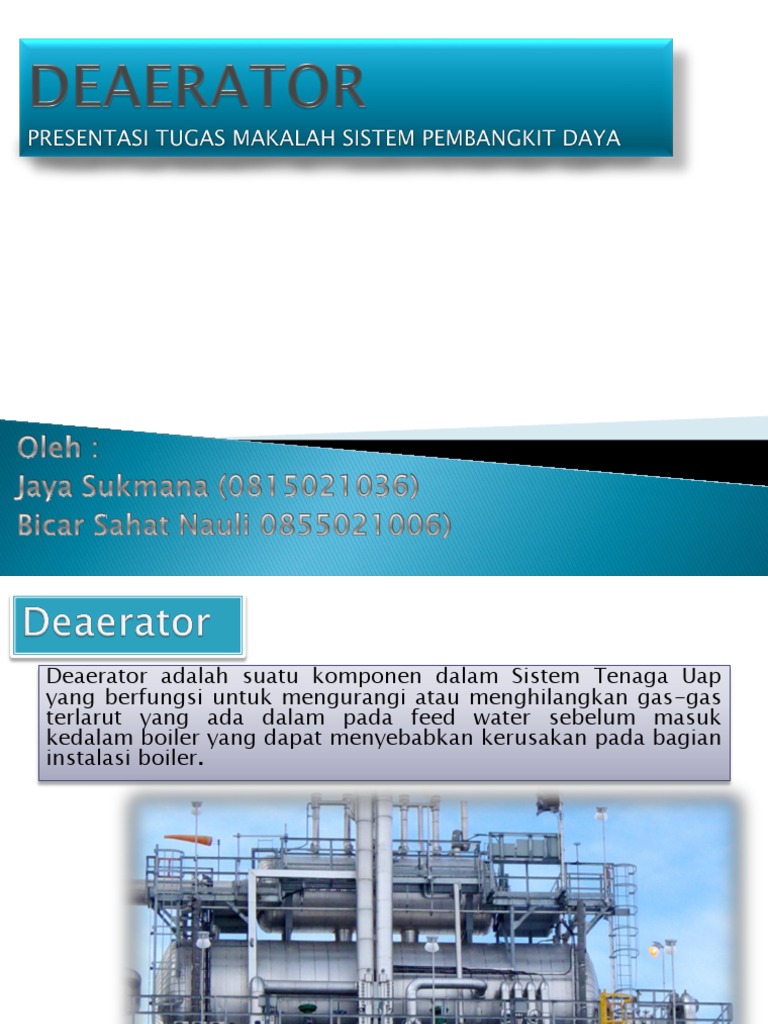 DEAERATOR | PDF