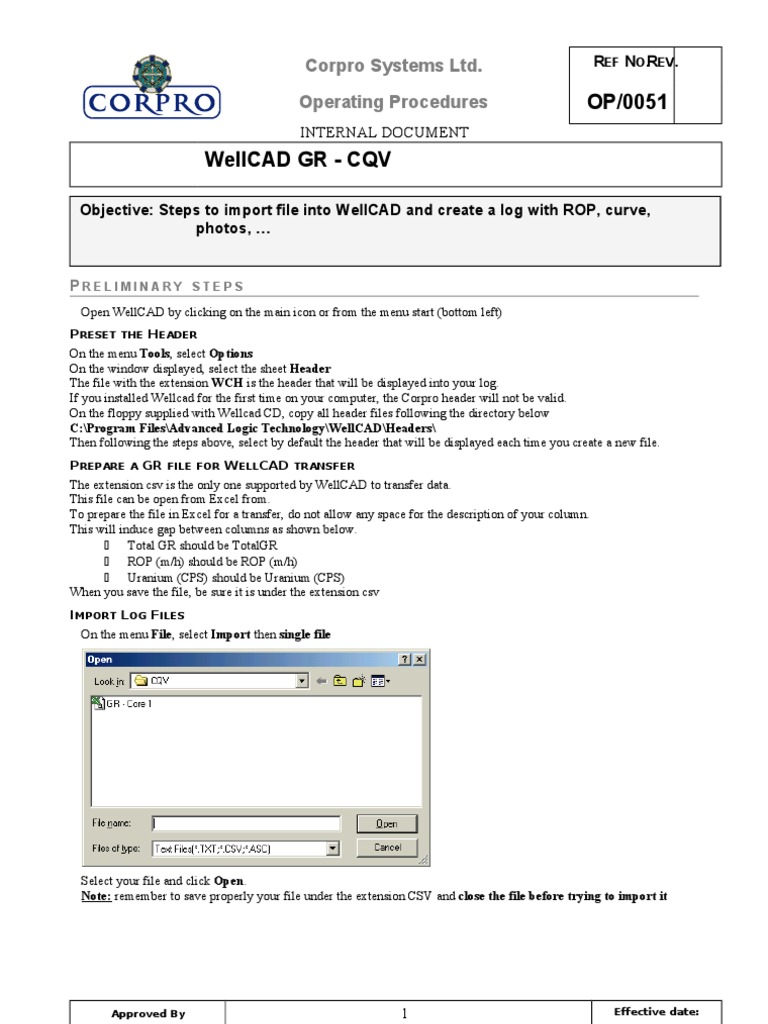 Core Quick View WellCAD Original OP | PDF | Portable Document Format | Computer File