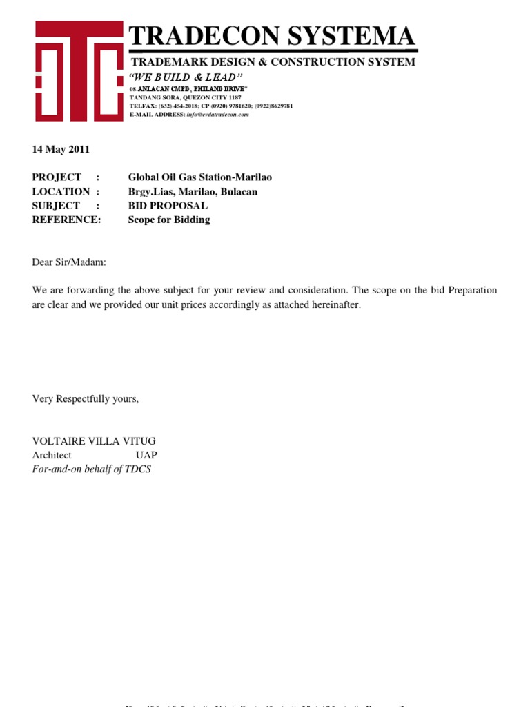 Tradecon Systema: "We Build & Lead" | PDF | Construction Management ...