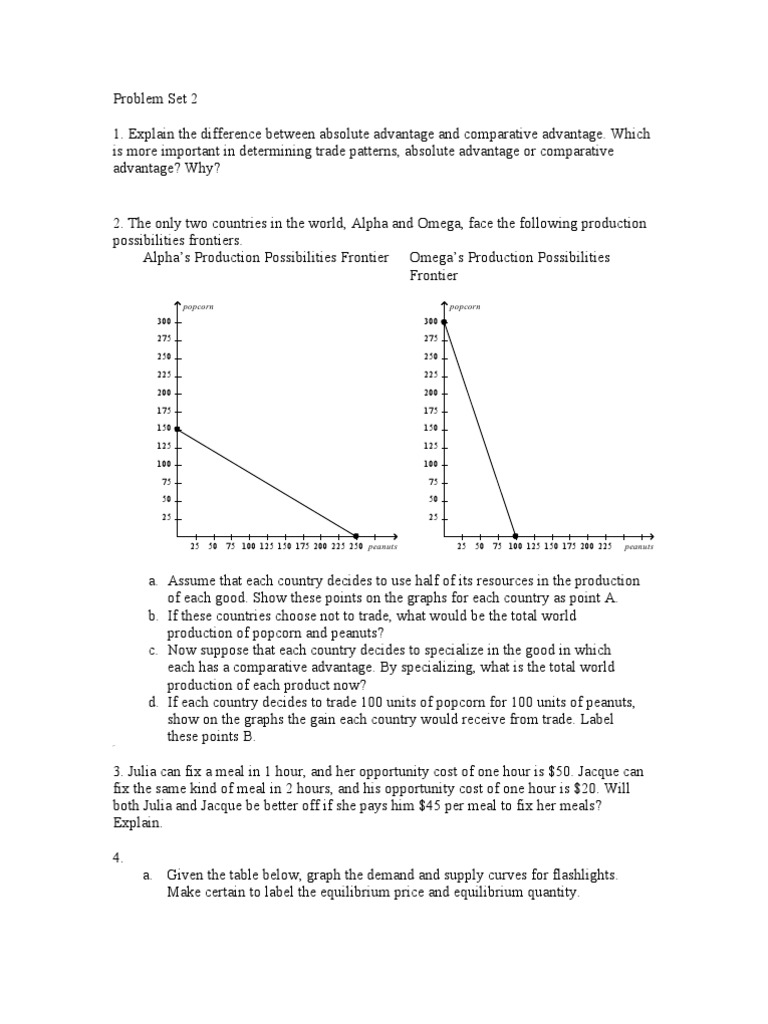 Assignment 2 | PDF | Economic Equilibrium | Chocolate