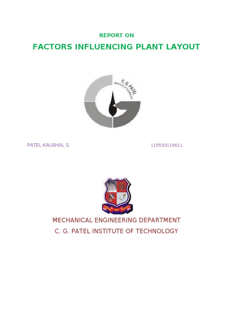 Factors Influencing Plant Layout | PDF | Factory | Ventilation ...