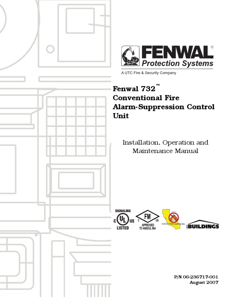 Fenwal 732™ Conventional Fire Alarm-Suppression Control Unit | PDF ...