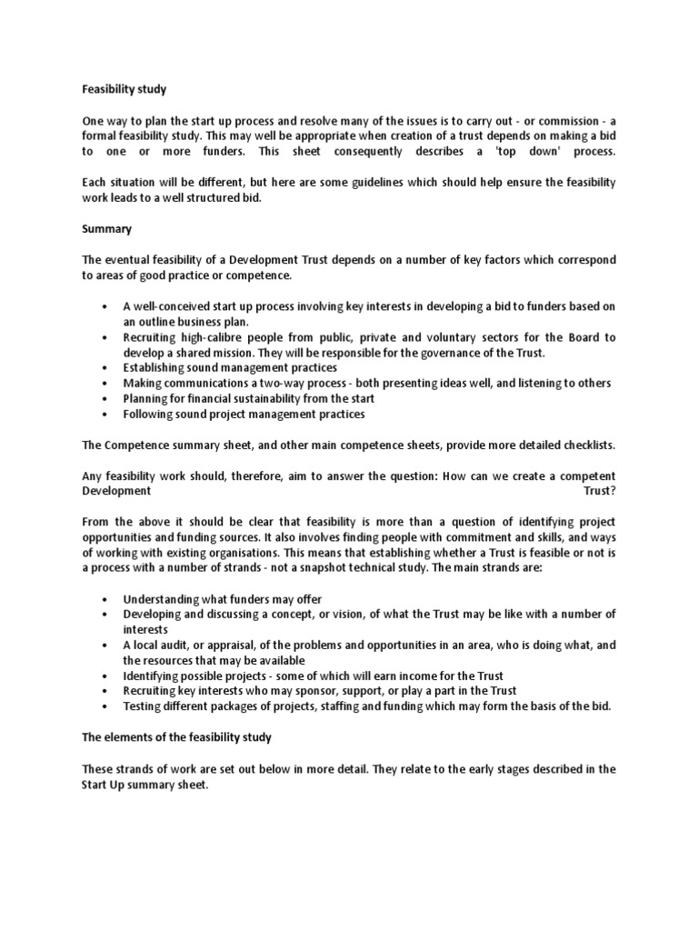 Feasibility Study | PDF | Feasibility Study | Cost–Benefit Analysis