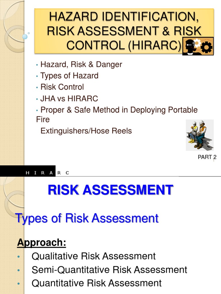 HIRARC Part2 | PDF | Crane (Machine) | Risk Assessment