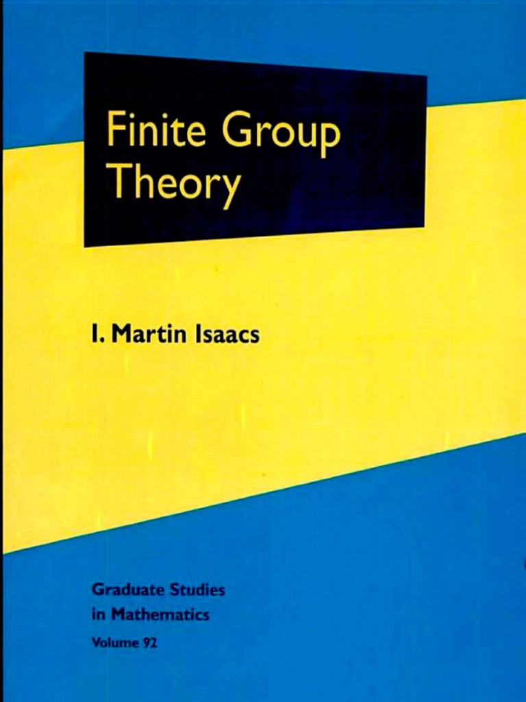 Finite Group Theory-Martin Isaac | PDF | Group (Mathematics ...
