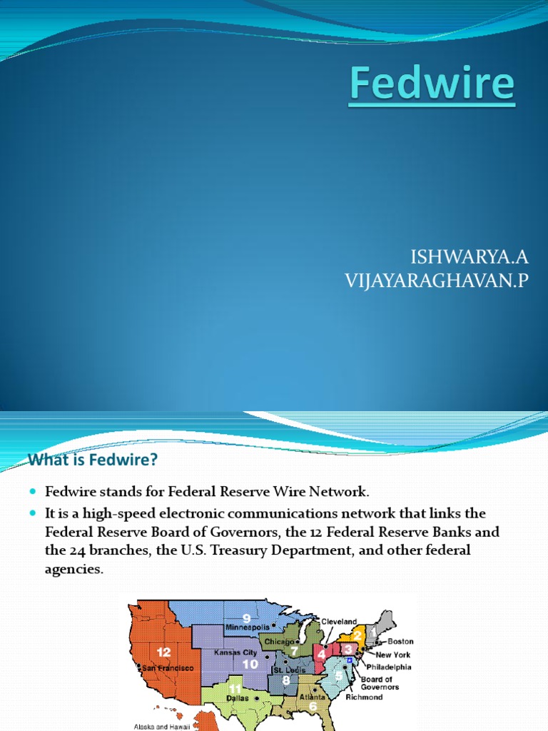 Overview of the Fedwire Payment System | PDF | Fedwire | Federal ...