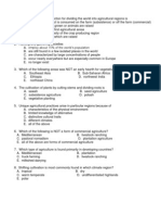 AP Human Geography Unit 5 Overview | PDF | Intensive Farming | Agriculture