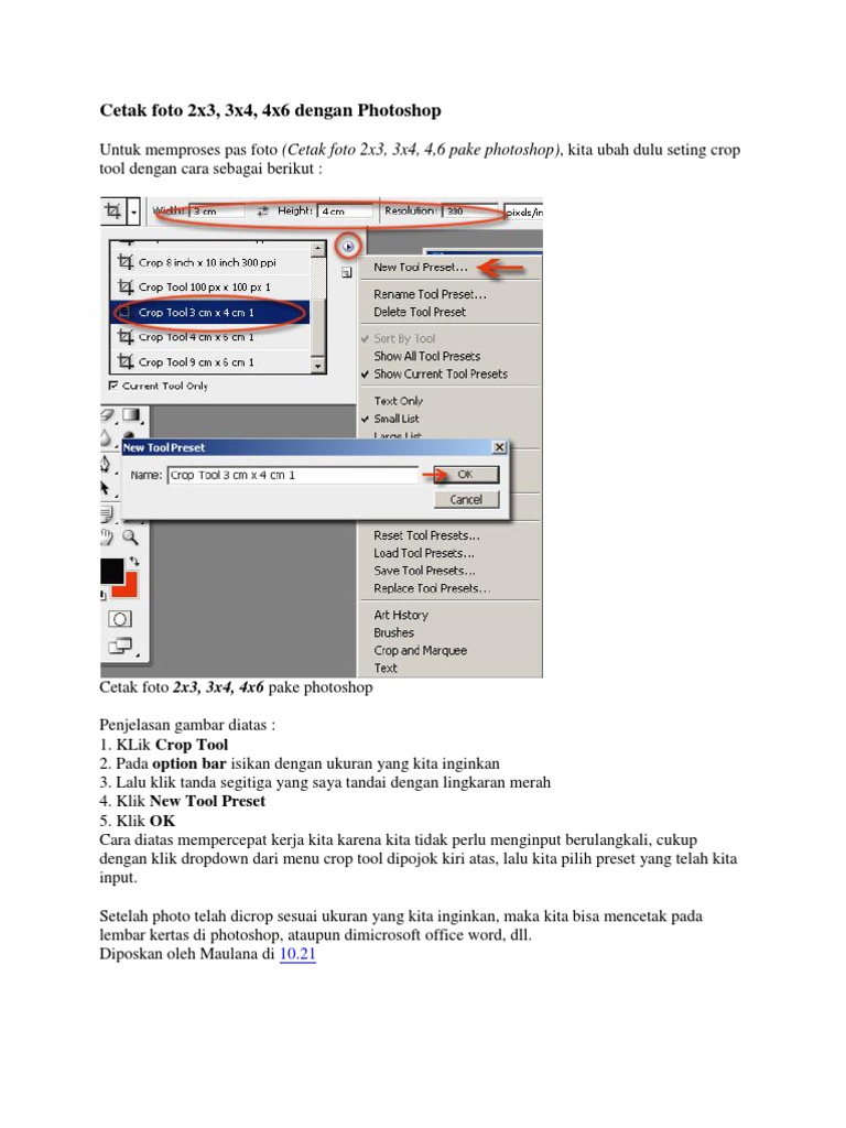 Cetak Foto 2x3 | PDF
