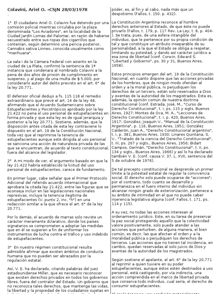 Colavini | PDF | Derecho penal | Estado (política)