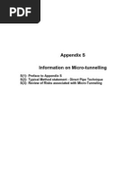 Thrust Boring Method Statement | PDF | Casing (Borehole) | Drilling