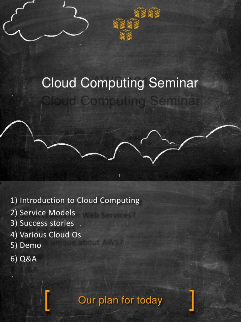 Cloud Computing Seminar | PDF | Software As A Service | Cloud Computing
