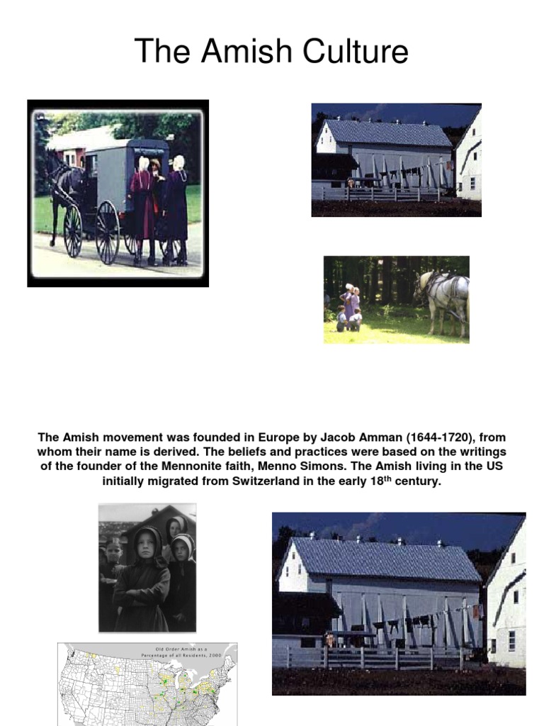 Amish 1 | PDF | Amish | Religious Abstentions