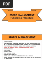 Store Responsibilities | PDF | Warehouse | Inventory