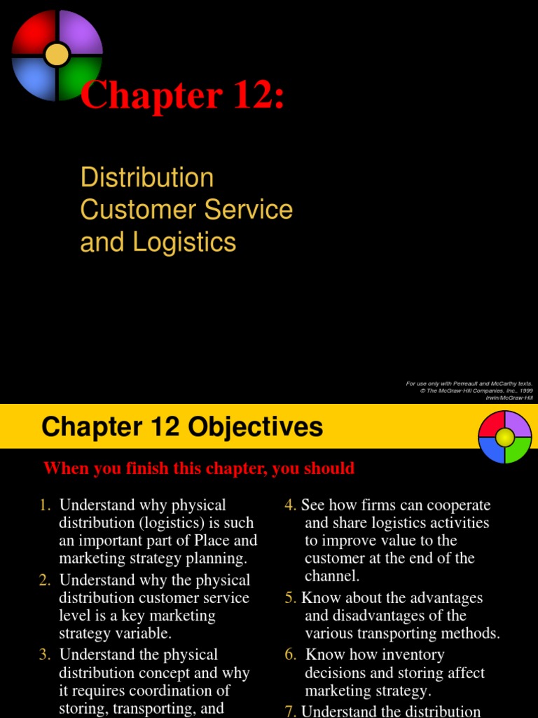 Distribution Customer Service and Logistics | PDF | Transport | Logistics