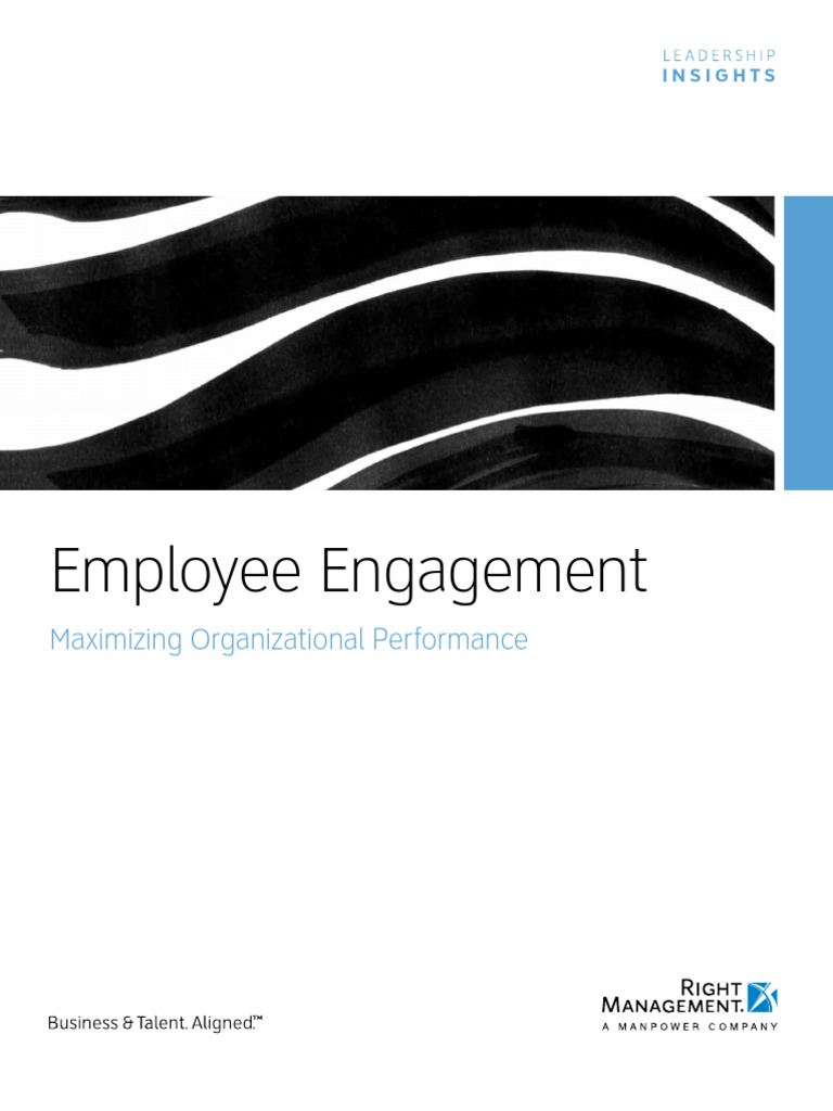 Employee Engagement Maximizing Organizational Performance | PDF ...