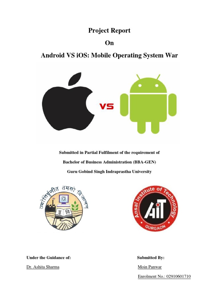 Android Vs iOS | PDF | Android (Operating System) | Ios