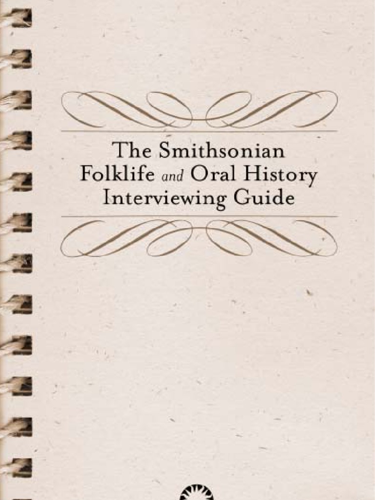 Oral History Interviewing Guide | PDF | Folklore | Traditions