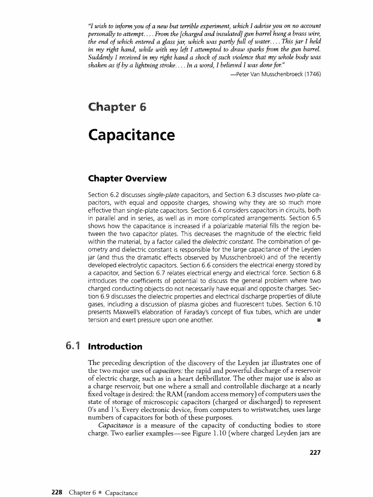 Capacitance in Physics | PDF | Capacitance | Capacitor