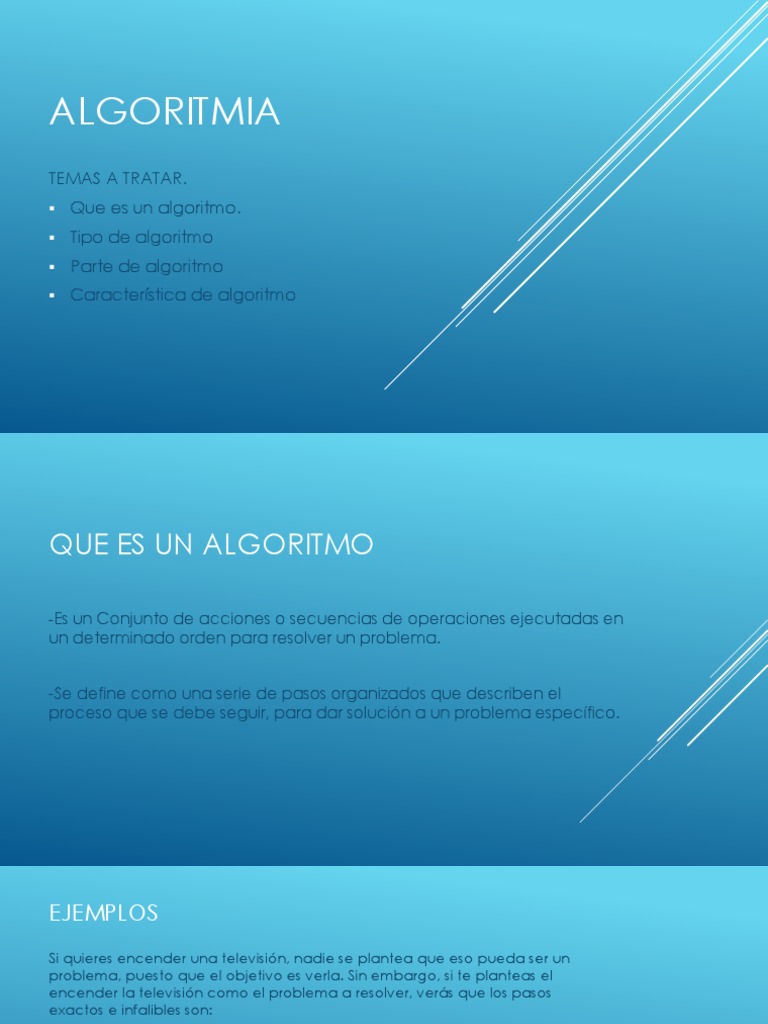 Algoritmo Exposicion | PDF | Algoritmos | Matemáticas Aplicadas