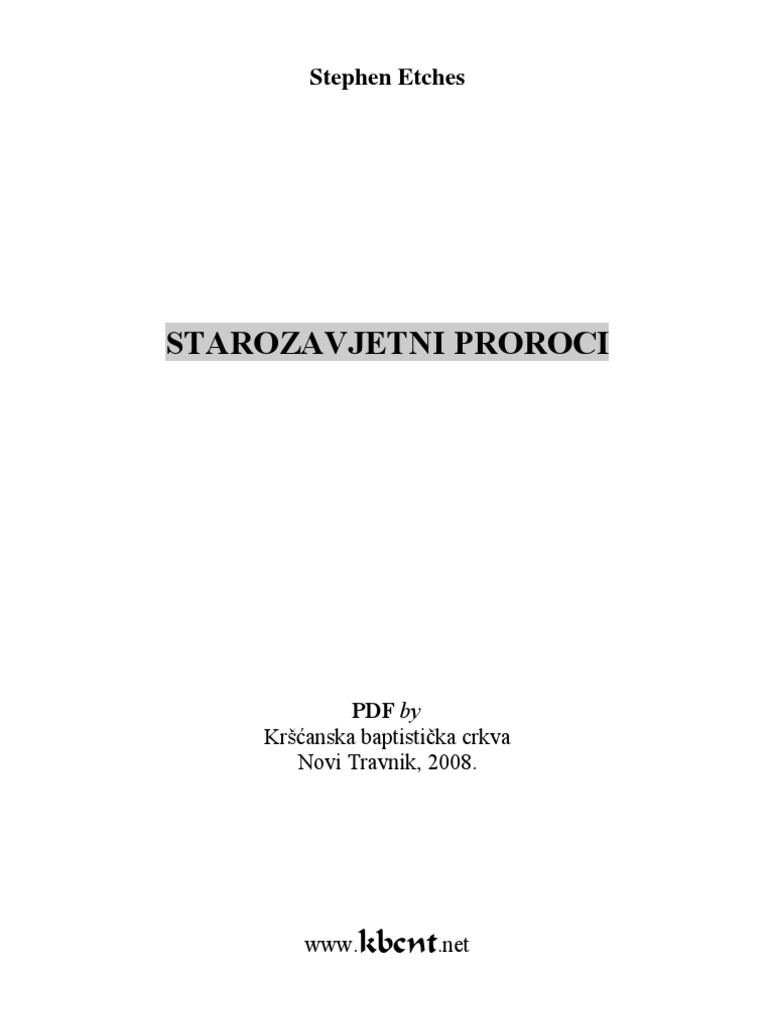 Proroci | PDF