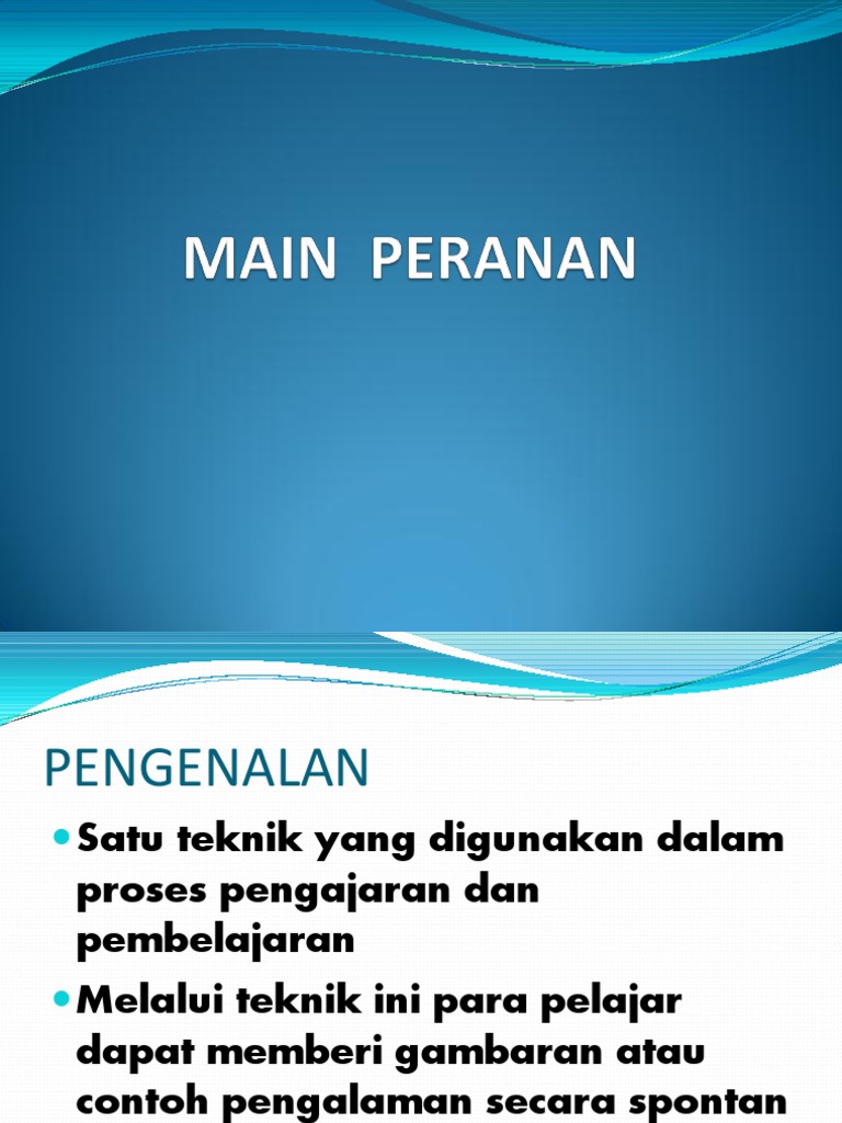 Main Peranan | PDF