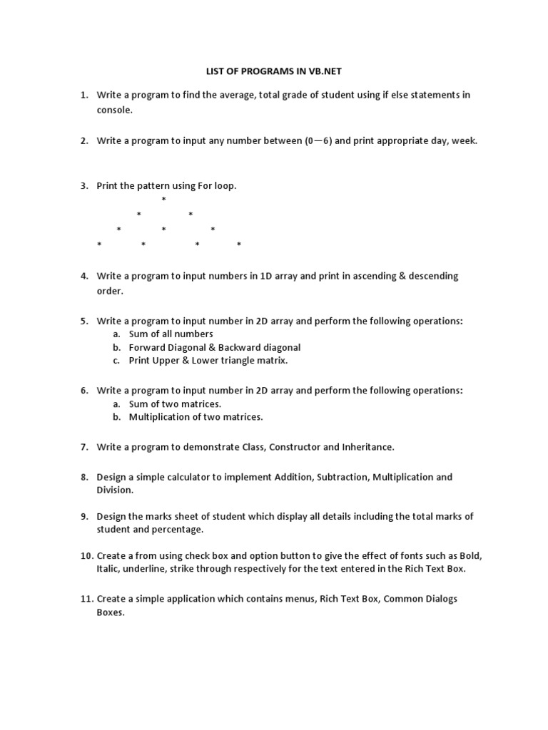 List of Programs in | PDF | Microsoft Access | Databases