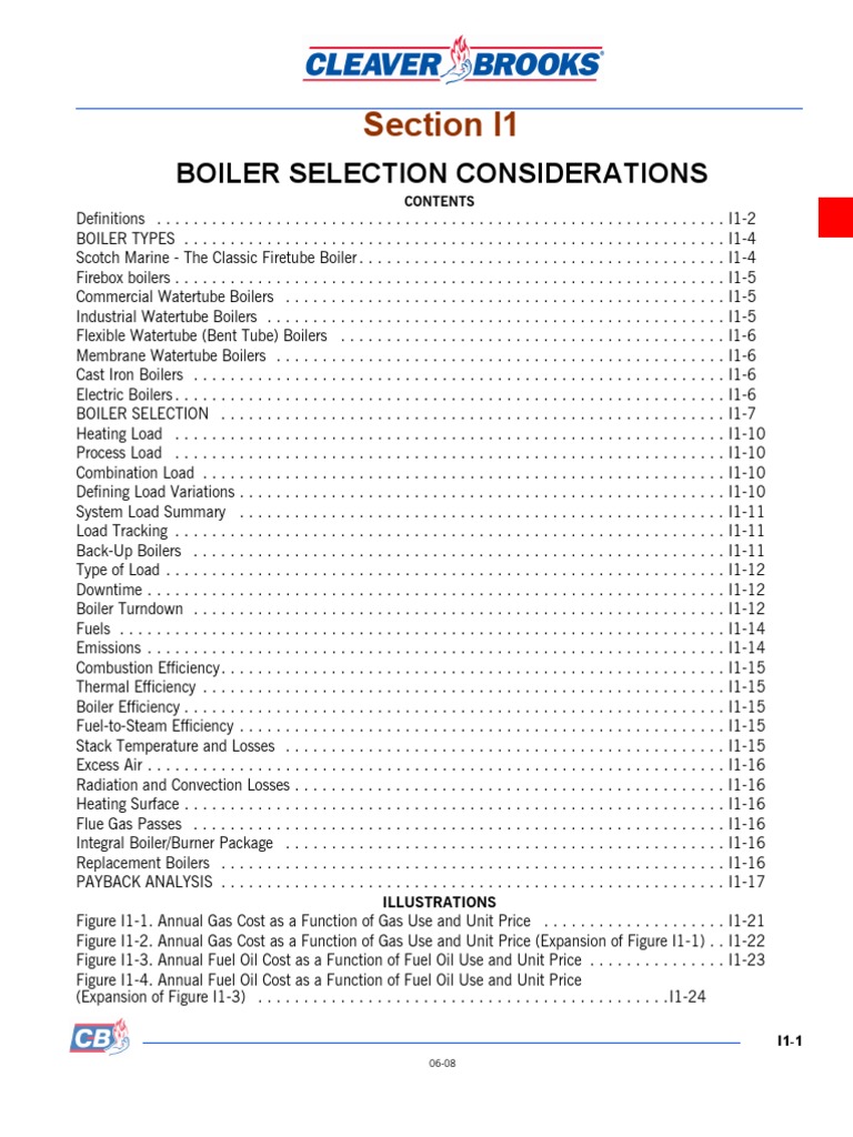 Section I1: Boiler Selection Considerations | PDF | Boiler | Steam