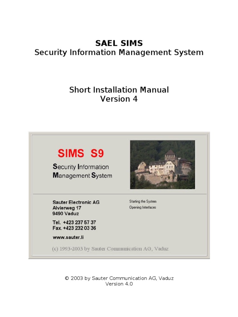 Security Information Management System: Sael Sims | PDF | Databases ...