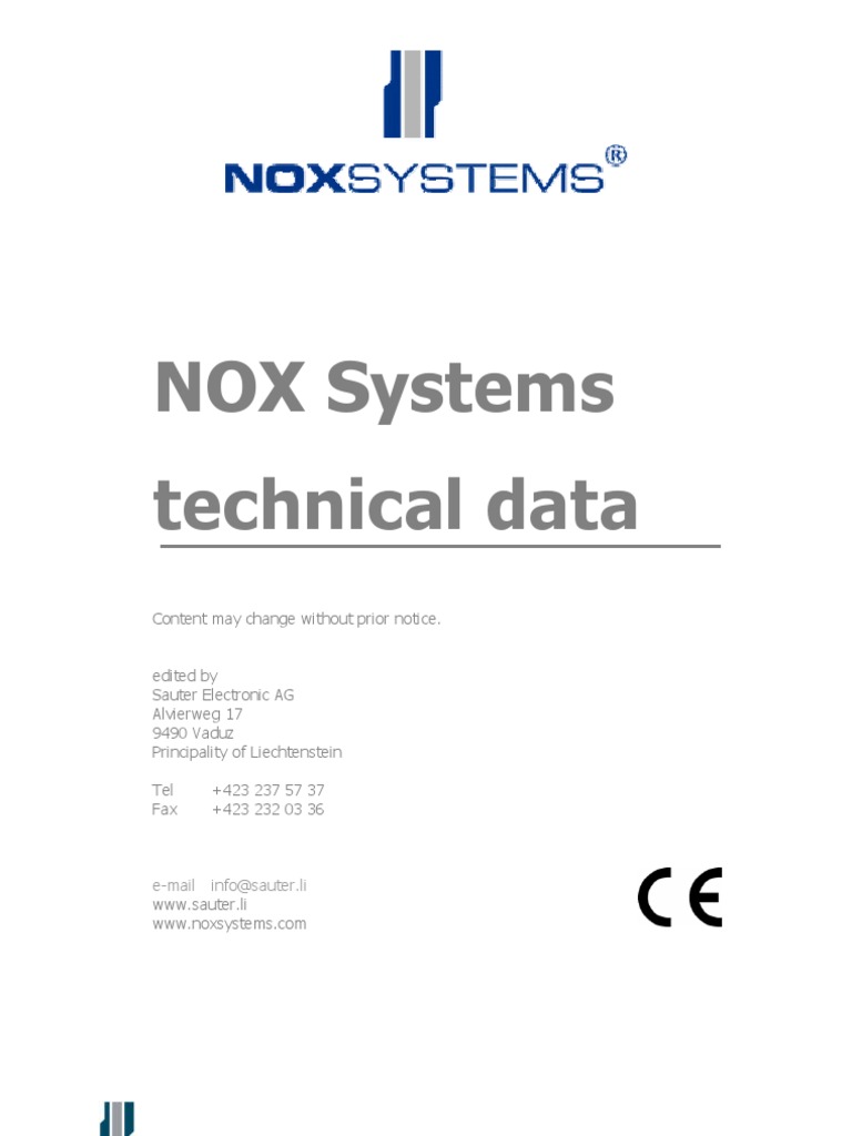 Technical Specifications and Features of the NOX Intrusion Detection ...