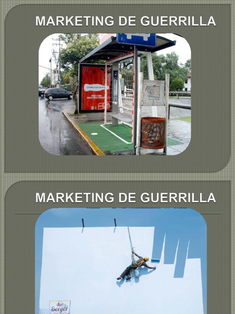 Estrategias de Marketing de Guerrilla | PDF | Guerra de guerrillas ...