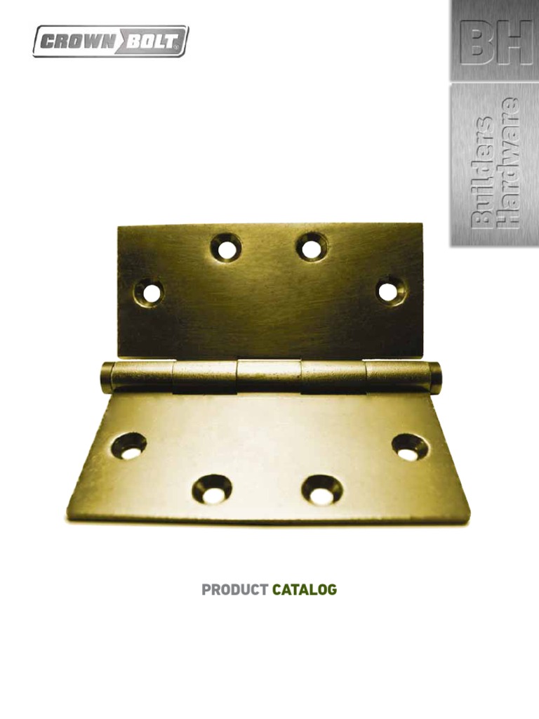 Builders Hardware Catalog | PDF | Door | Brass