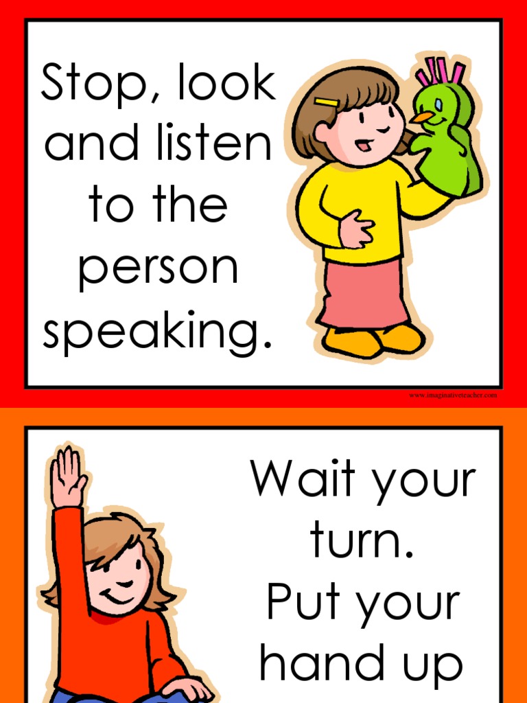 Classroom Etiquette and Rules Guide | PDF