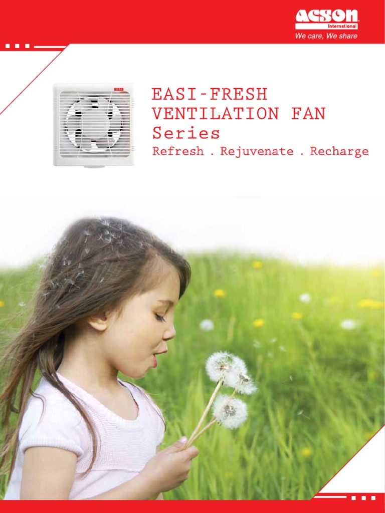 Ventilation Fan | PDF | Mechanical Fan | Duct (Flow)