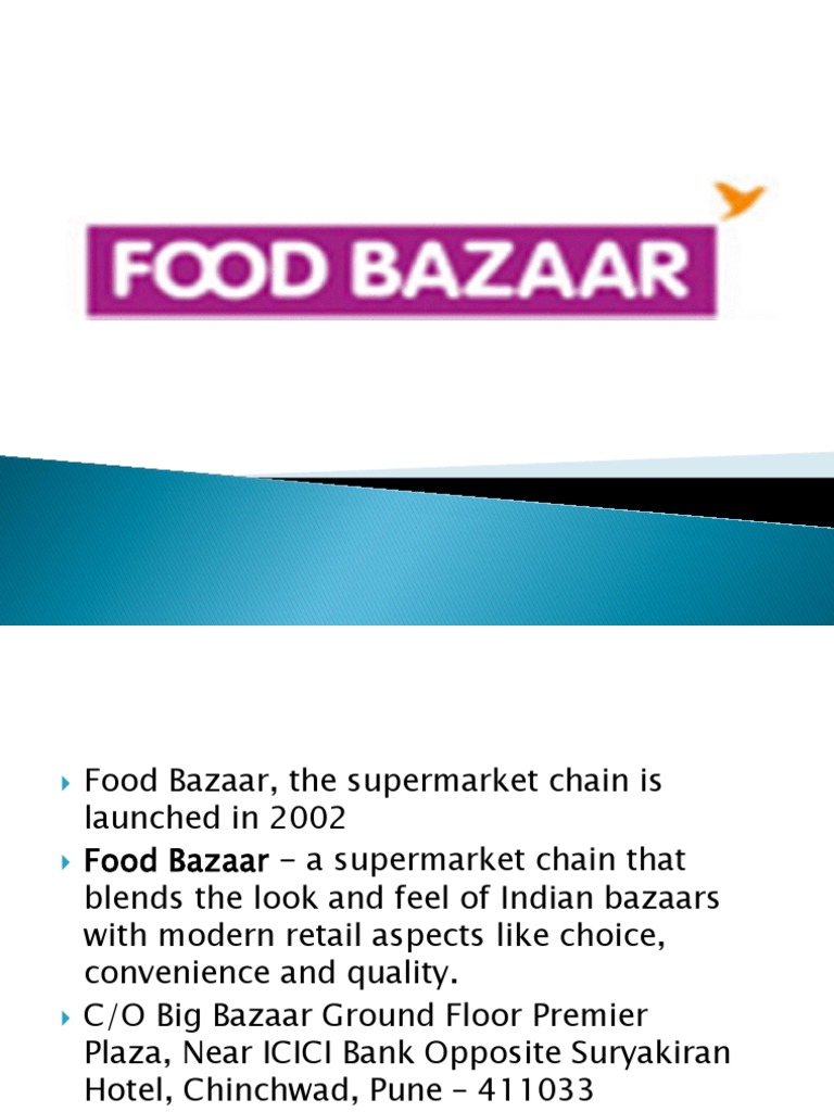 Food Bazaar | PDF | Business