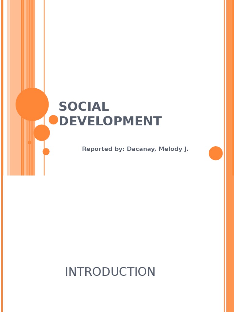 Social Development | PDF | Social Group | Parenting